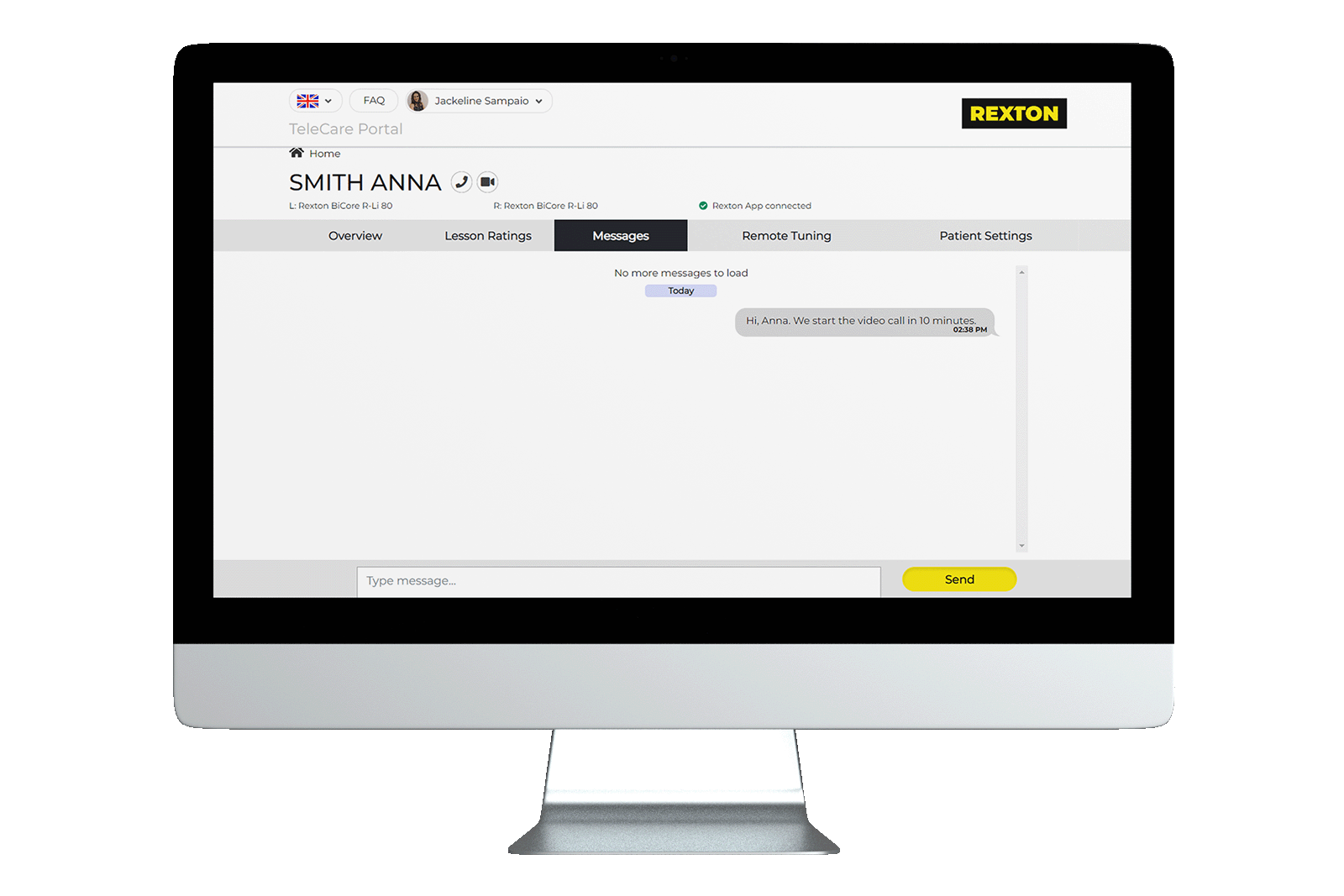 TeleCare - Remote hearing aid care | Rexton