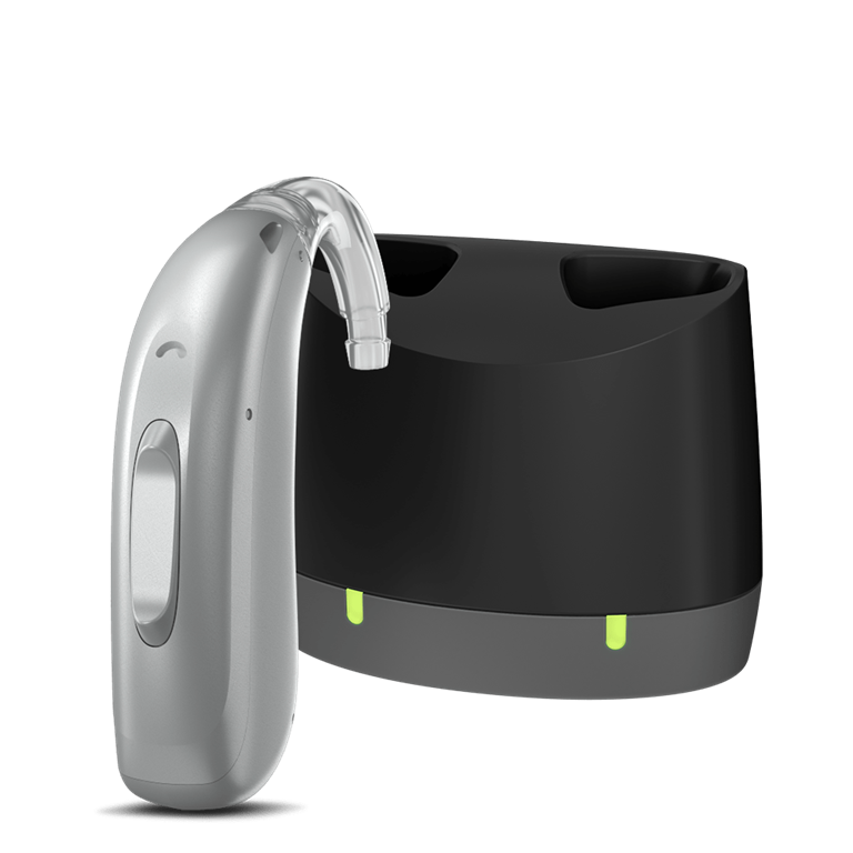 M-CORE B-Li rechargeable BTE hearing aids | Rexton